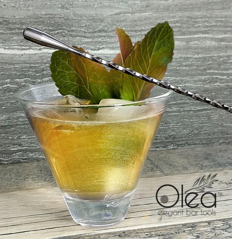 Olea™ Bar Spoon - Gunmetal Plated with Weighted Tip (30cm) – Bar Supplies