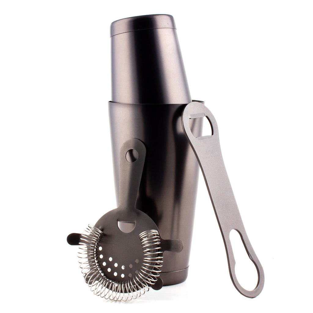 4 Piece Bar Set w/ V-rod® - Gunmetal – Bar Supplies