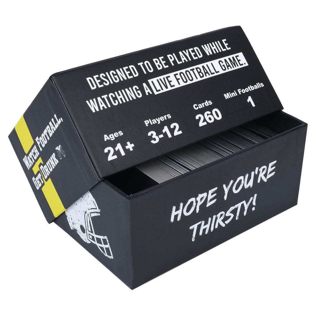 Watch Football, Get Drunk Card Game – Bar Supplies