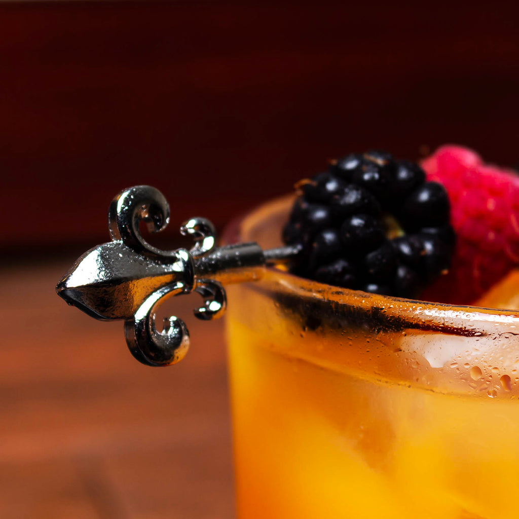 BarConic® Cocktail Pick - Fleur De Lis - Set of 4 – Bar Supplies