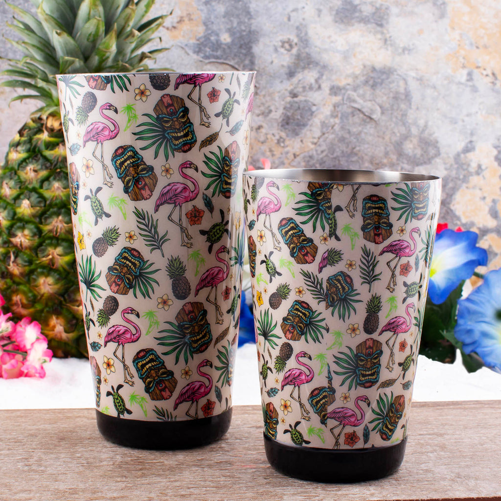 BarConic® Shaker Tin Set - Tiki - 28/18oz – Bar Supplies
