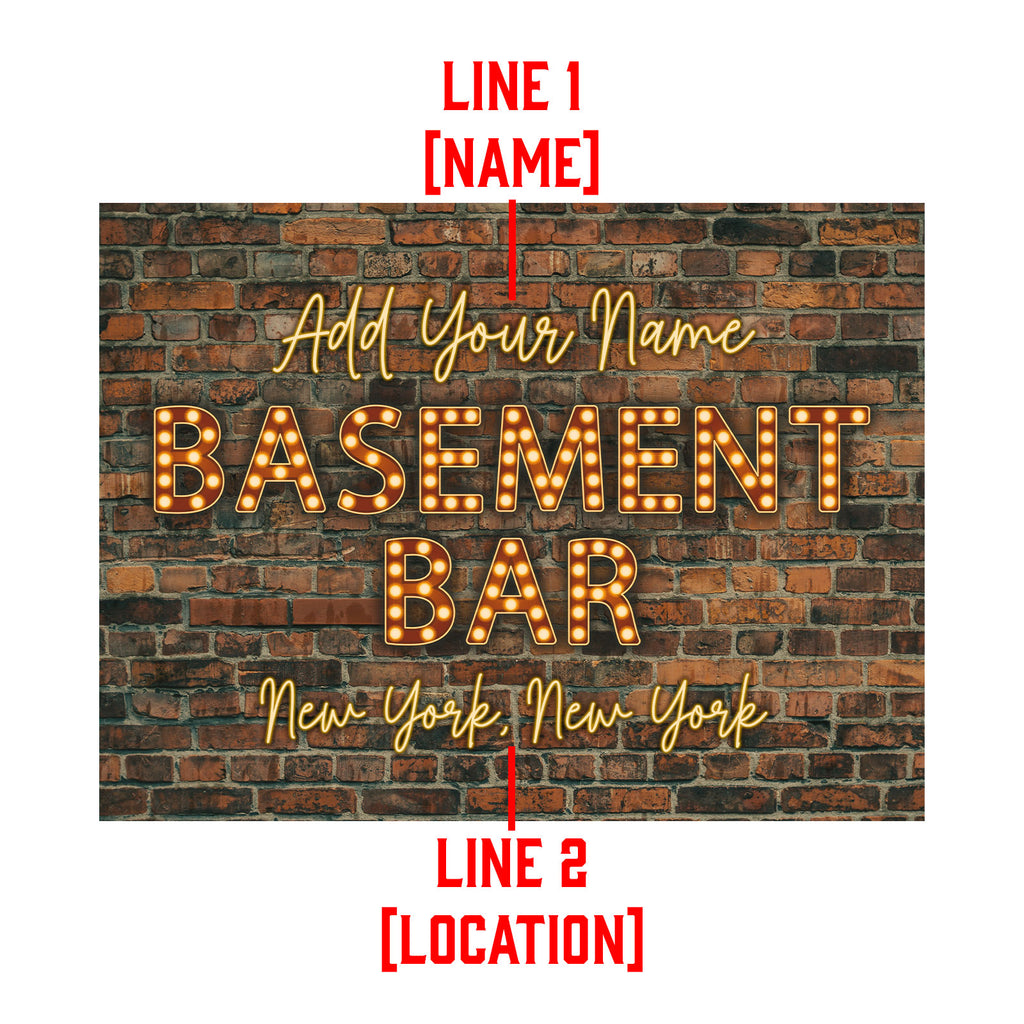 Murphy Walbar™ - 24x18 Customizable Basement Bar Design - Handcrafted ...