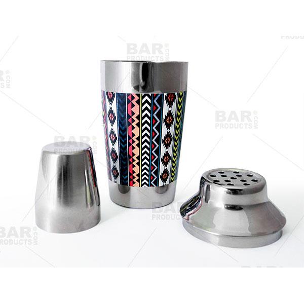 3 Piece Designer 16oz. Cocktail Shaker - Aztec – Bar Supplies