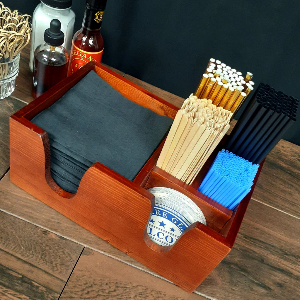 Wood Bar Caddy - Color Options – Bar Supplies