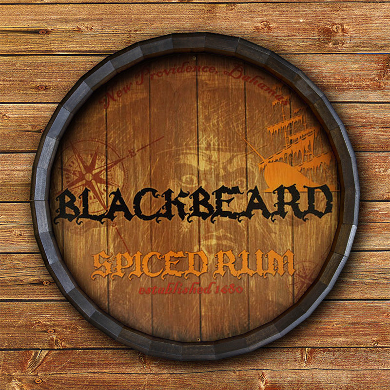 Barrel Top Tavern Sign - Blackbeard – Bar Supplies