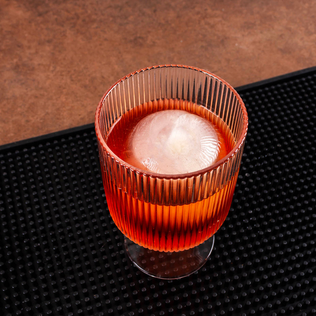 Classic Ribbed Rocks Glass w/Stem - 10 ounce - BarConic® – Bar Supplies