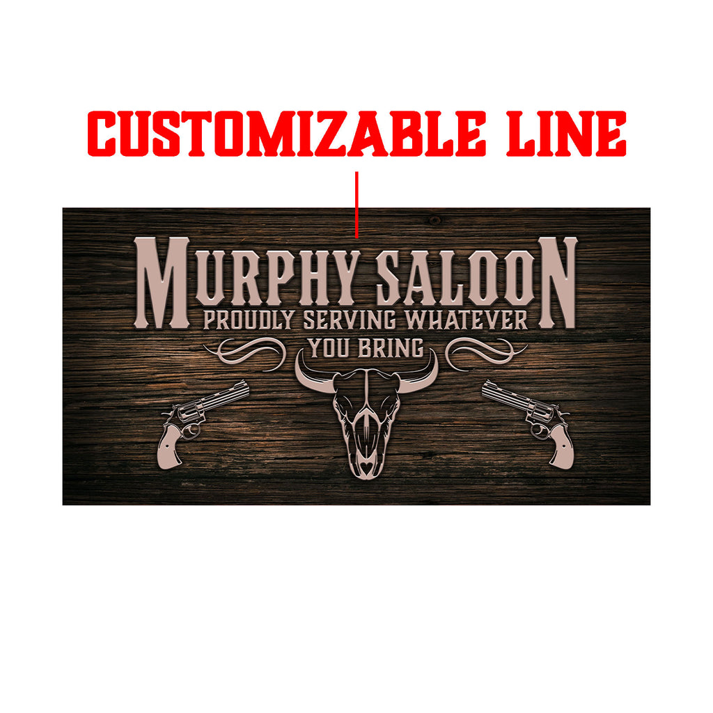 MURPHY WALBAR™ - Customizable Western Saloon Design - Handcrafted in U ...