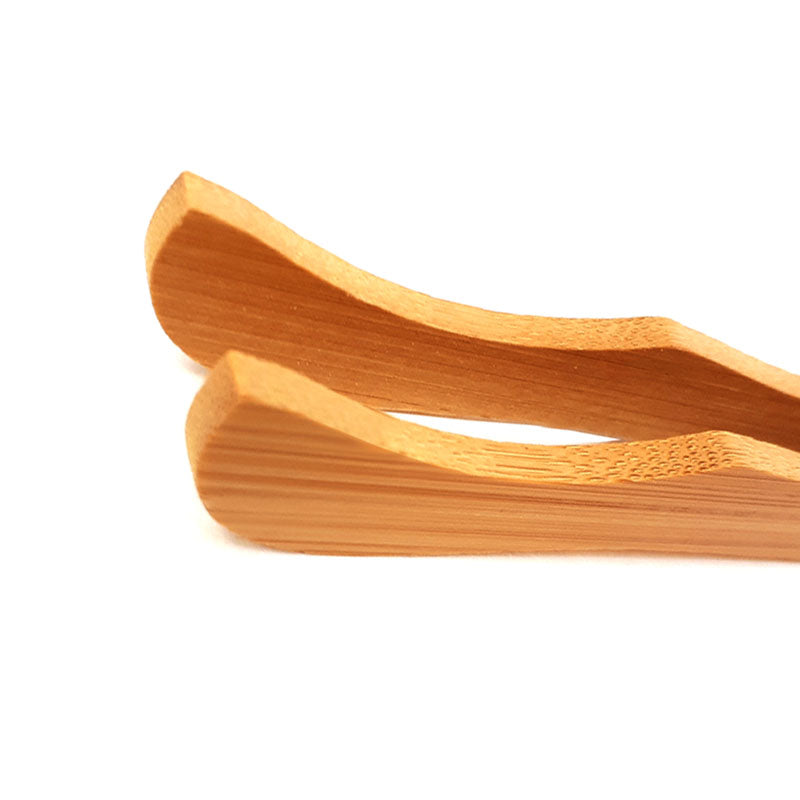 BarConic® Bamboo Curved Tongs - 7 in. – Bar Supplies