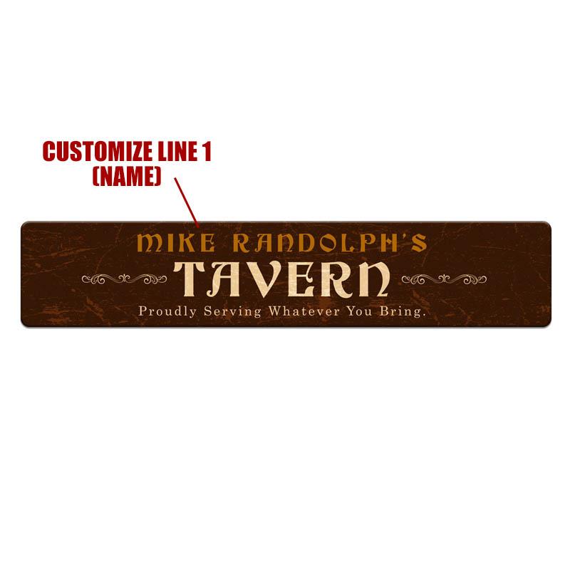 Customizable Printed Bar Mat - Tavern - 20" x 4" – Bar Supplies