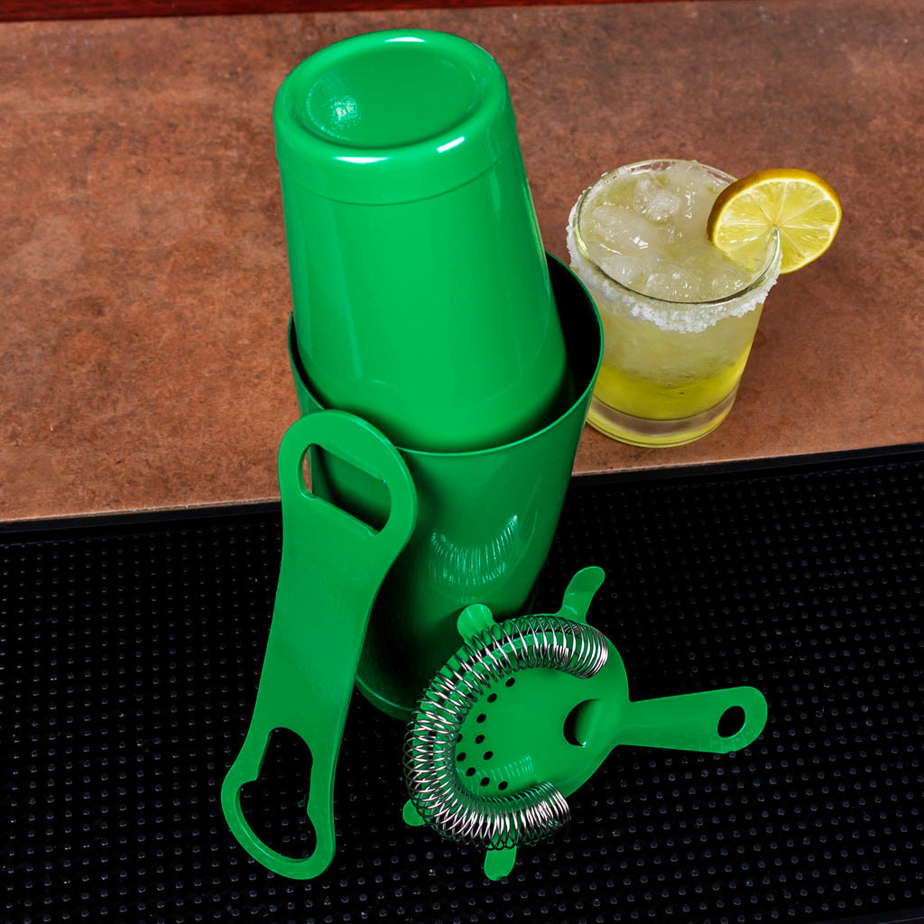 4 piece Set w/ V-Rod® - Emerald Green – Bar Supplies