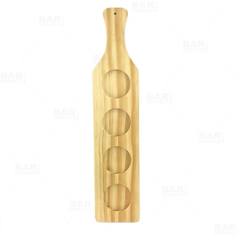BarConic® 4 Hole Wooden Beer Sampler Paddle / Flight Tray – Bar Supplies