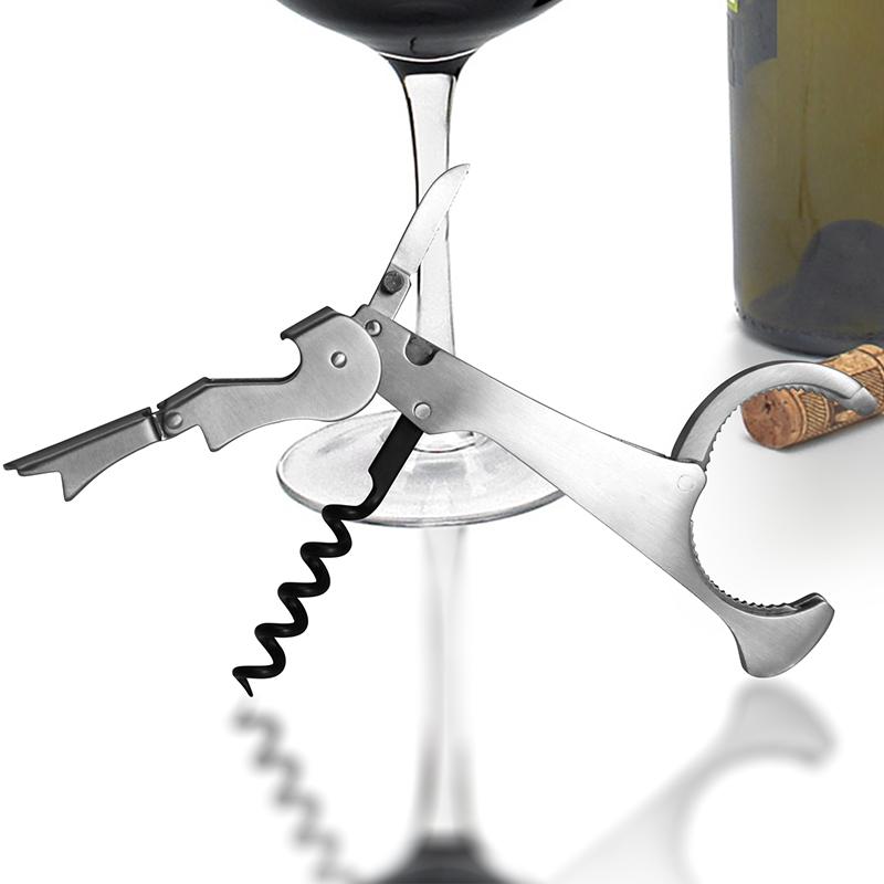 Double Lever Corkscrew with Champagne Gripper – Bar Supplies