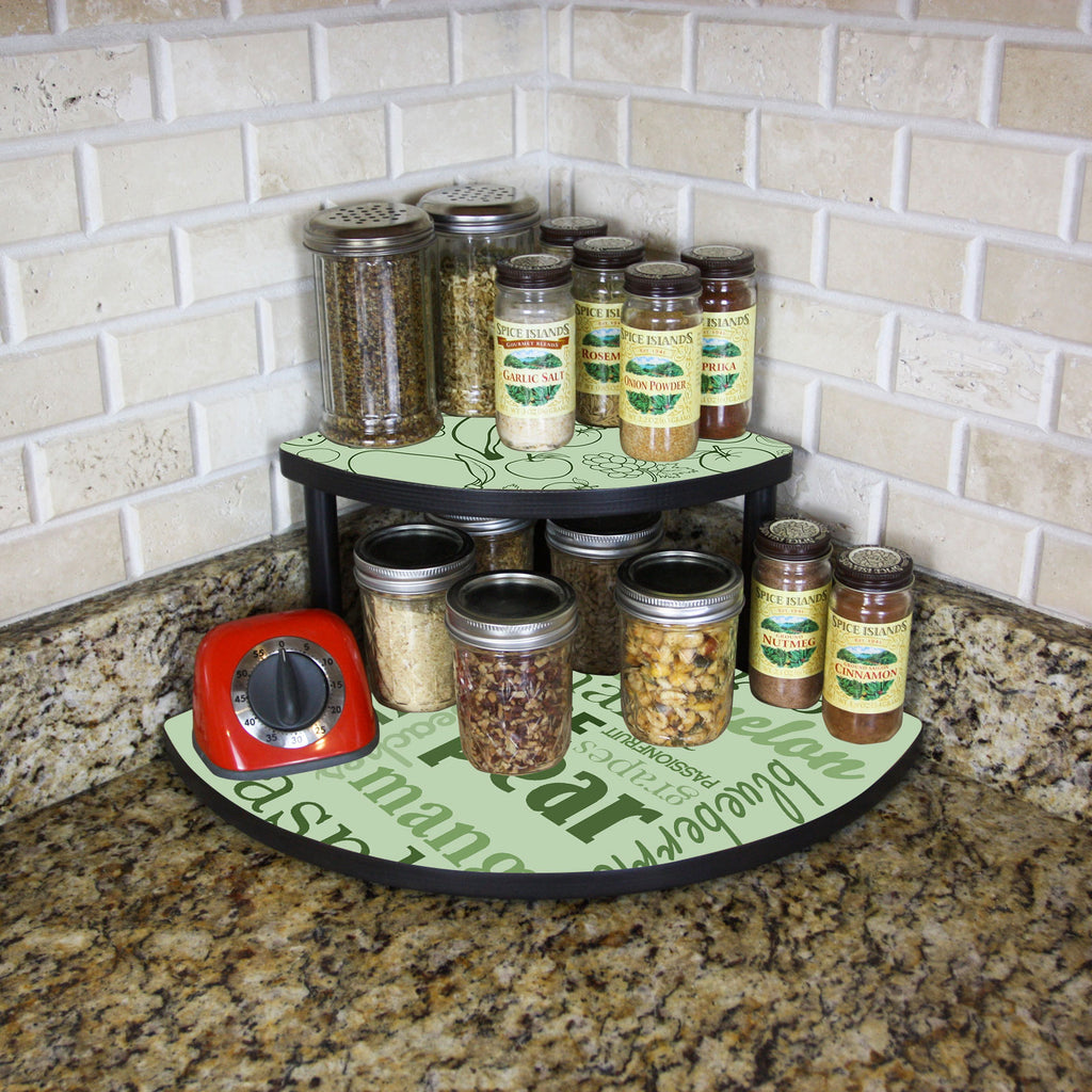 Counter Caddies™ - "FRUIT" Themed - Available in Black and Stained - 7 ...