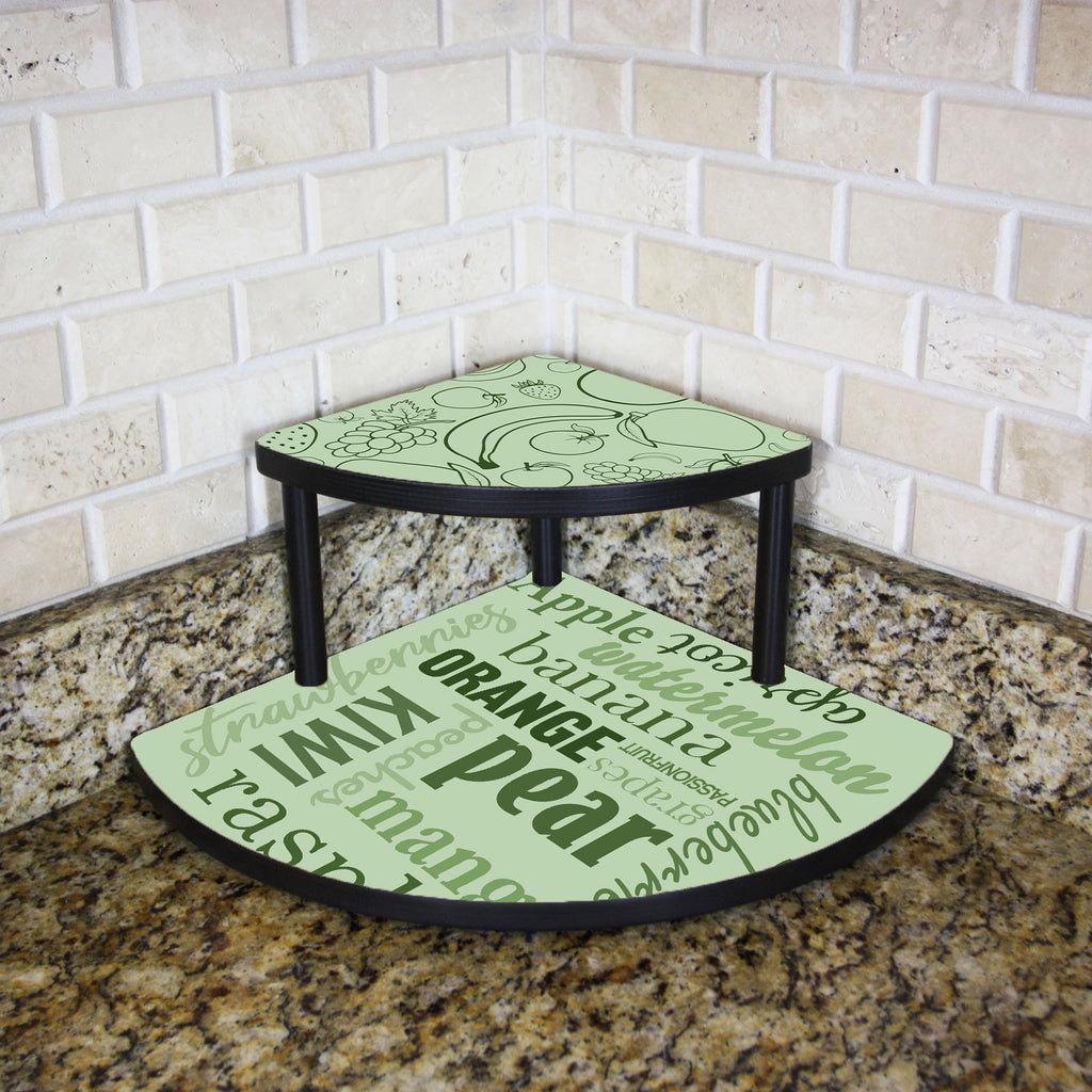 Counter Caddies™ - "FRUIT" Themed - Available in Black and Stained - 7 ...