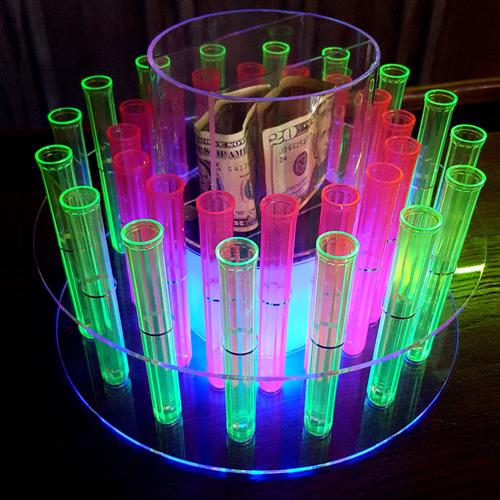 Test Tube Shot Serving Tray Remote Controlled - 32 Hole LED – Bar Supplies