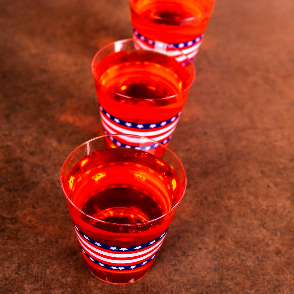 2 ounce - Flag Print Shot Glasses - 40ct. – Bar Supplies