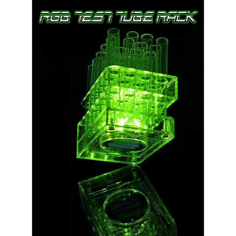 Multi-Color LED Light Up Test Tube Trays – 24 Hole – Bar Supplies