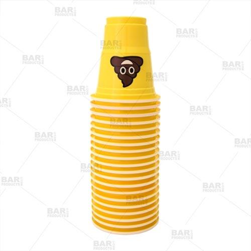 Poop Emoji Shot Plastic Cups - 1 oz - 20 pack – Bar Supplies