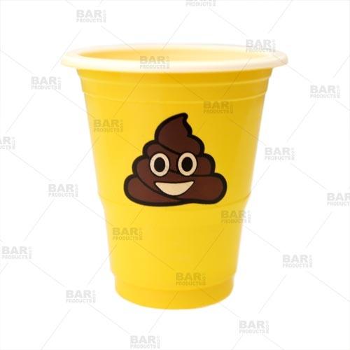 Poop Emoji Shot Plastic Cups - 1 oz - 20 pack – Bar Supplies