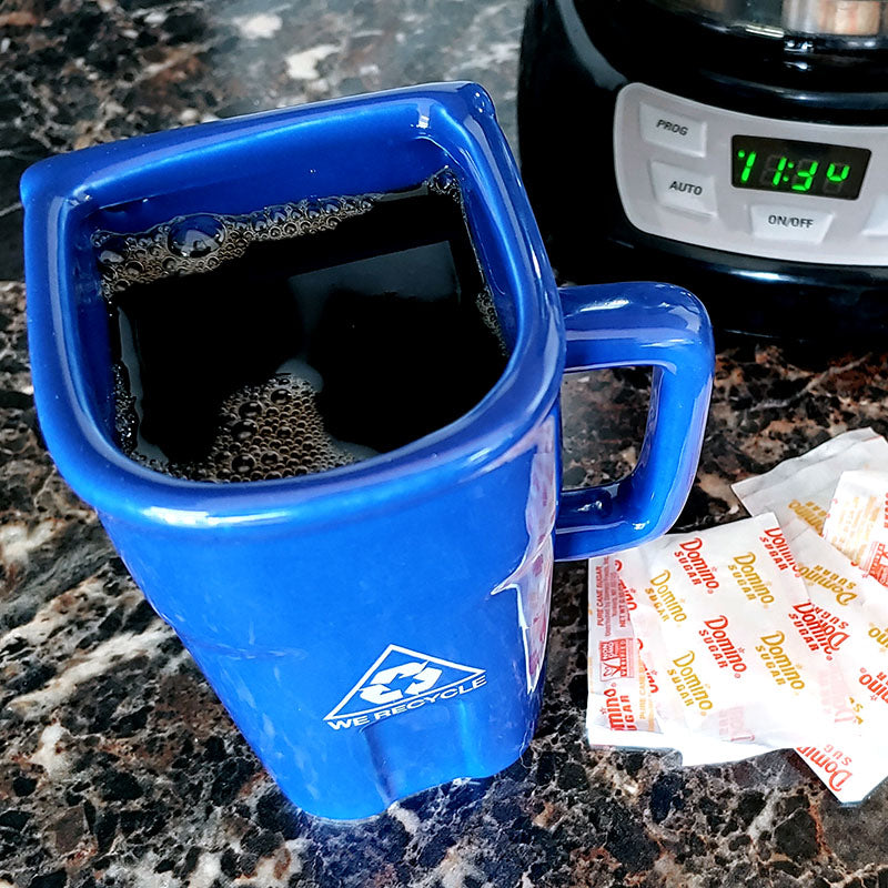 Recycle Bin Coffee Mug - 12oz – Bar Supplies