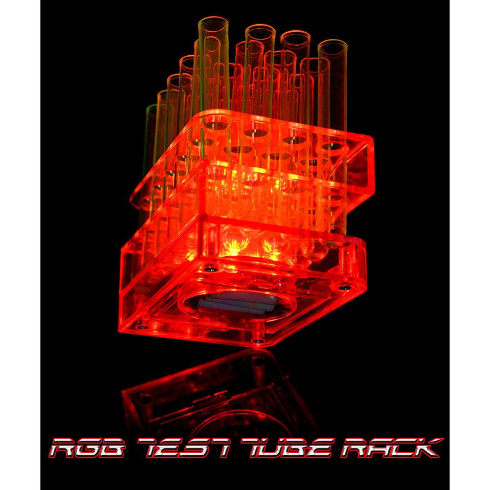 Multi-Color LED Light Up Test Tube Trays – 24 Hole – Bar Supplies