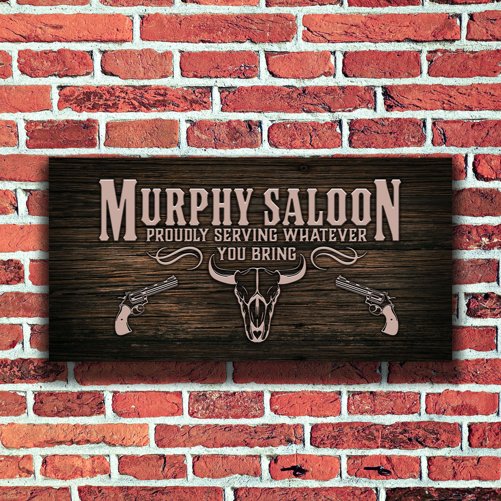 MURPHY WALBAR™ - Customizable Western Saloon Design - Handcrafted in U ...