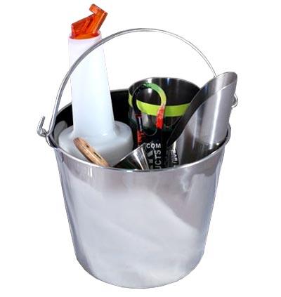 Stainless Steel Tool and Tip Bucket with Handle – Bar Supplies