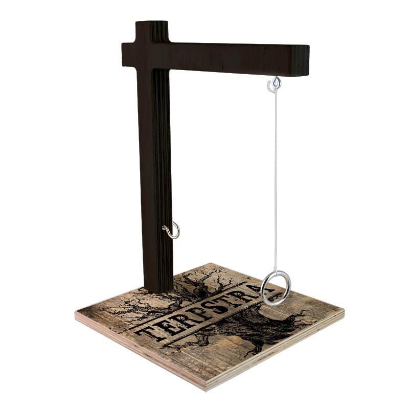 CUSTOMIZABLE Large Tabletop Ring Toss Game - Rustic Tree – Bar Supplies