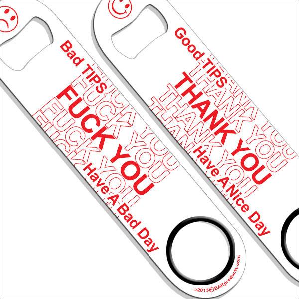 Thank You Bag Speed Opener – Bar Supplies